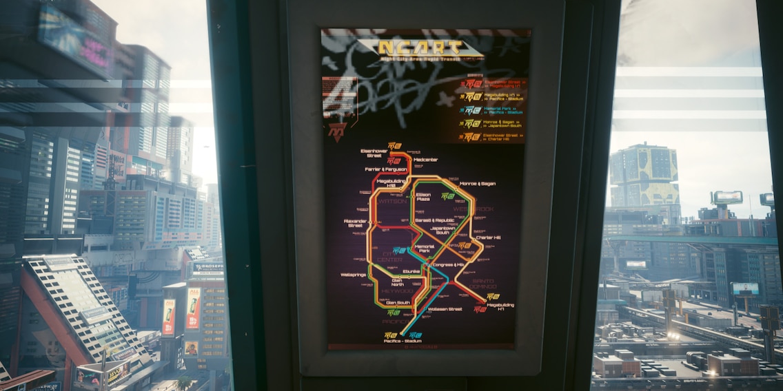 Un patch surprenant pour Cyberpunk 2077 : le métro est désormais ...