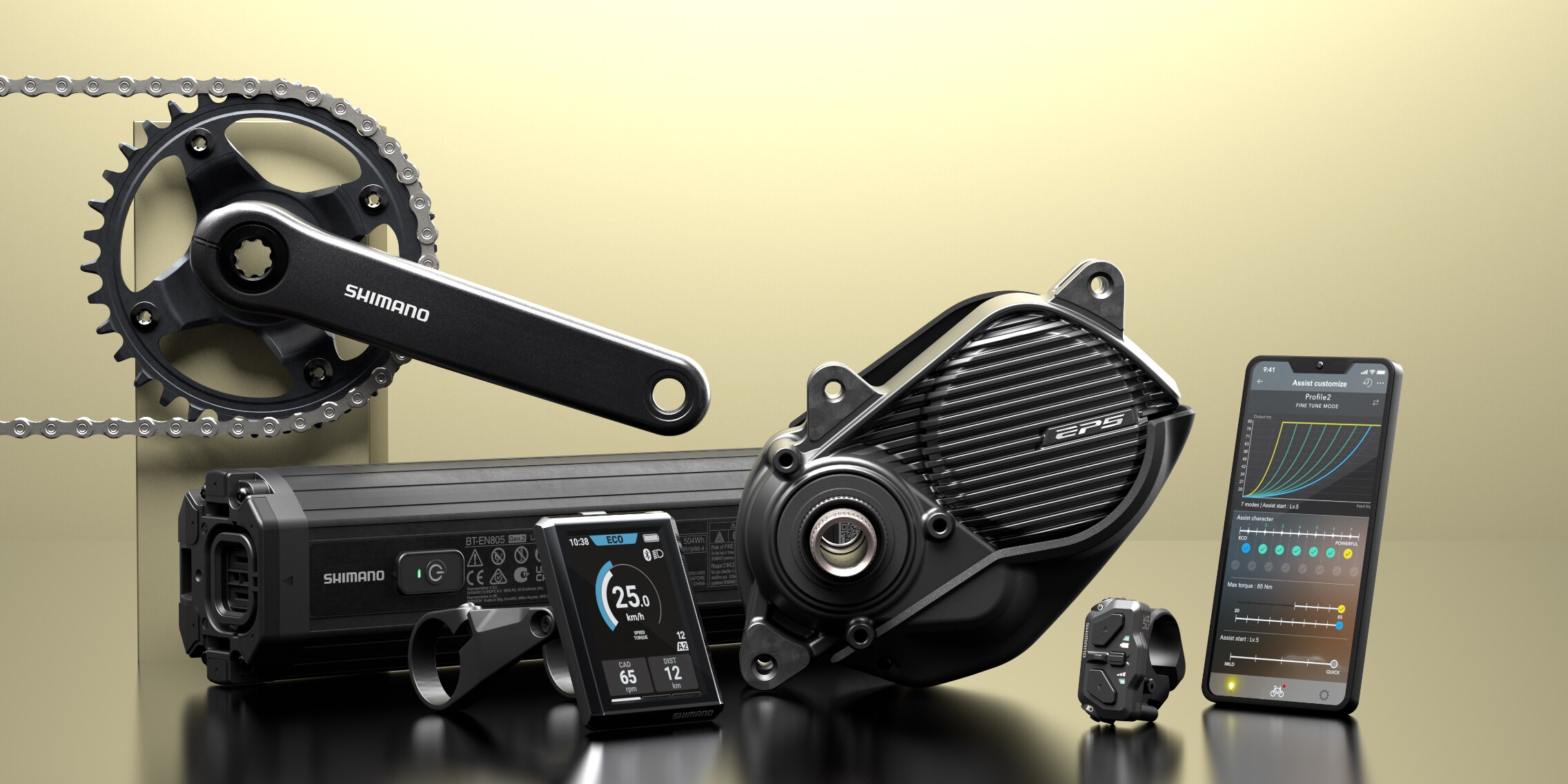 Shimano présente deux nouveaux groupes motopropulseurs pour vélos élec ...
