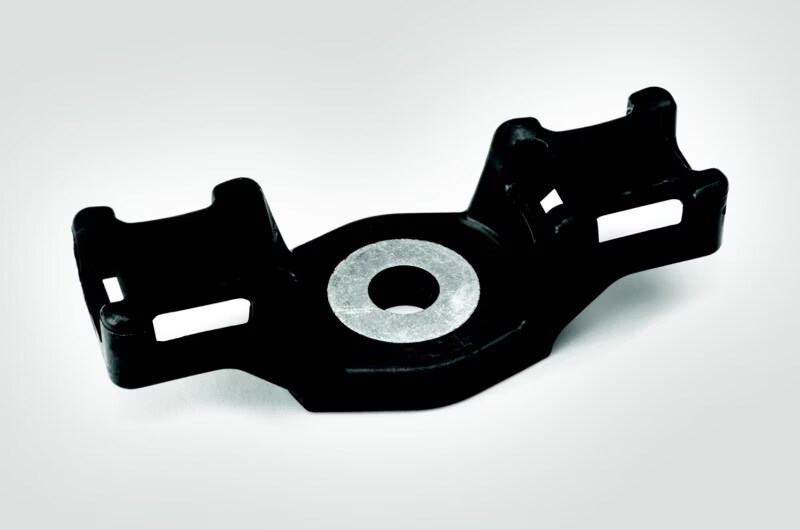 HellermannTyton HDM375BDM4W-R-PA66HIRHSUV-BK (100) Socle de fixation 89x35 151-0210 (Boucles de ...