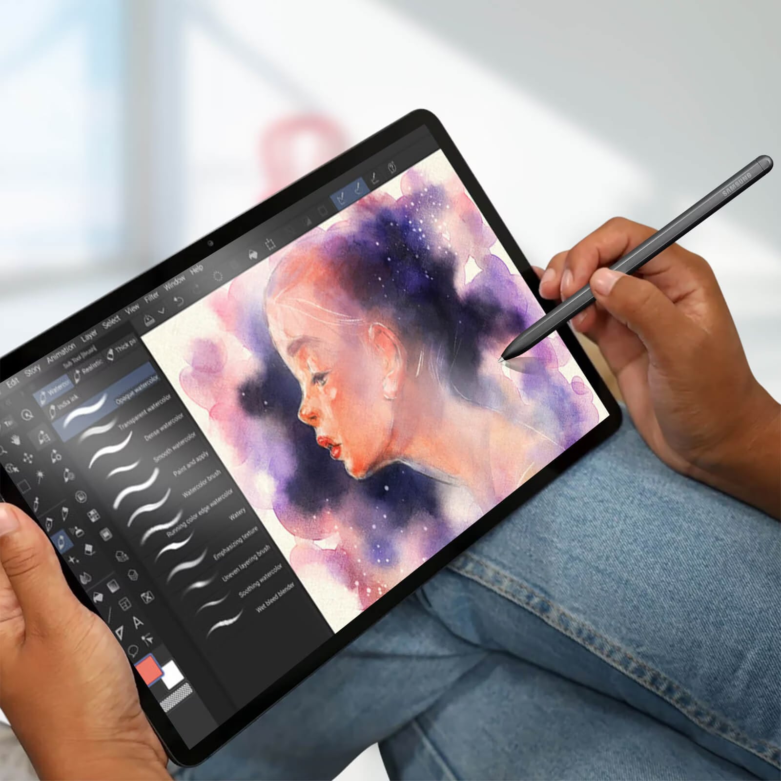 galaxy drawing tablet